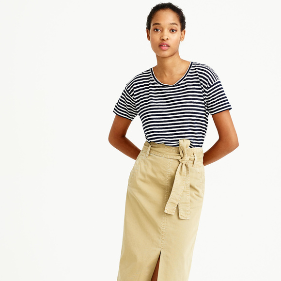 J Crew Linen Tee
